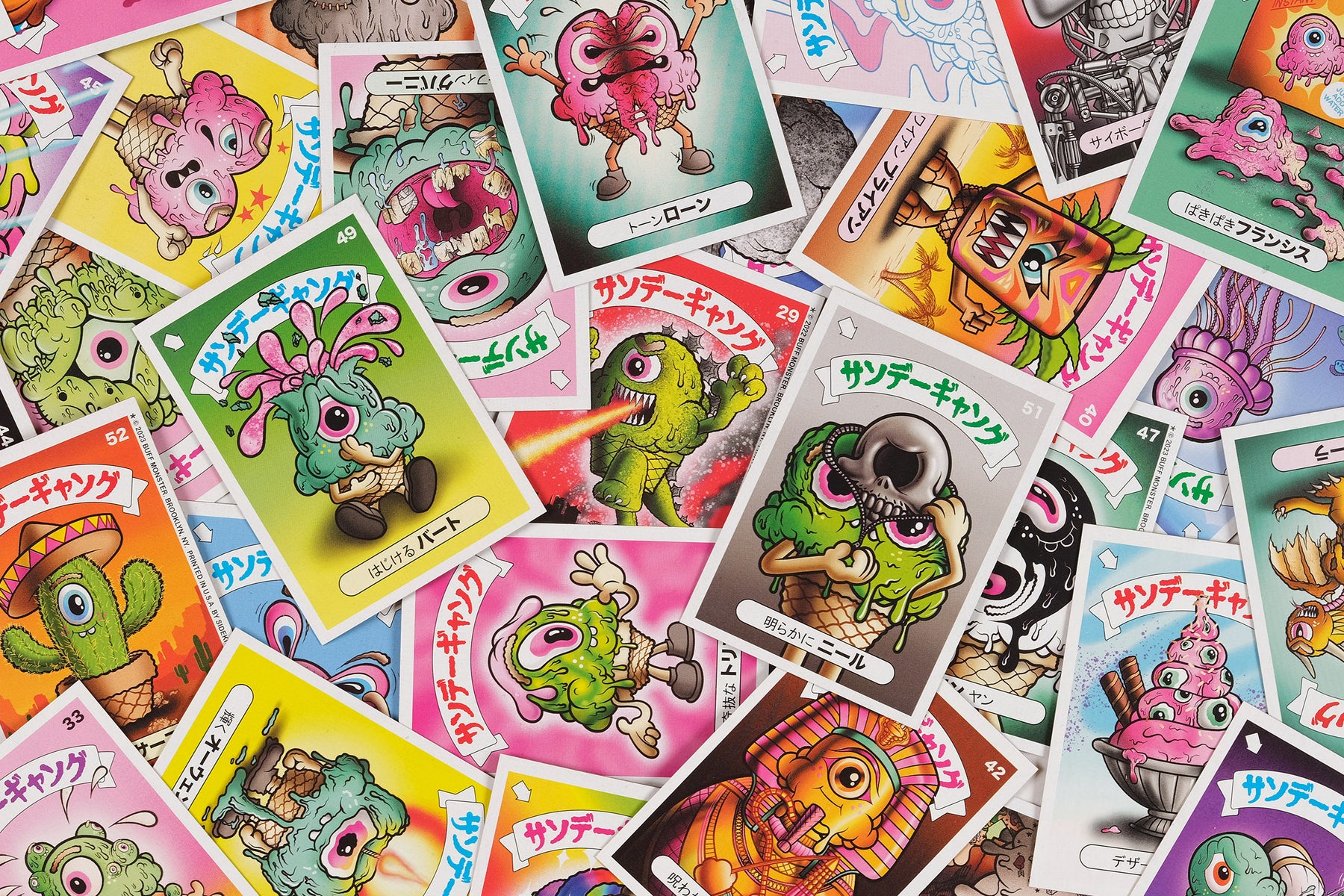 Stay Melty: Buff Monster Stickers, Toys, Books, Prints, Trading Cards