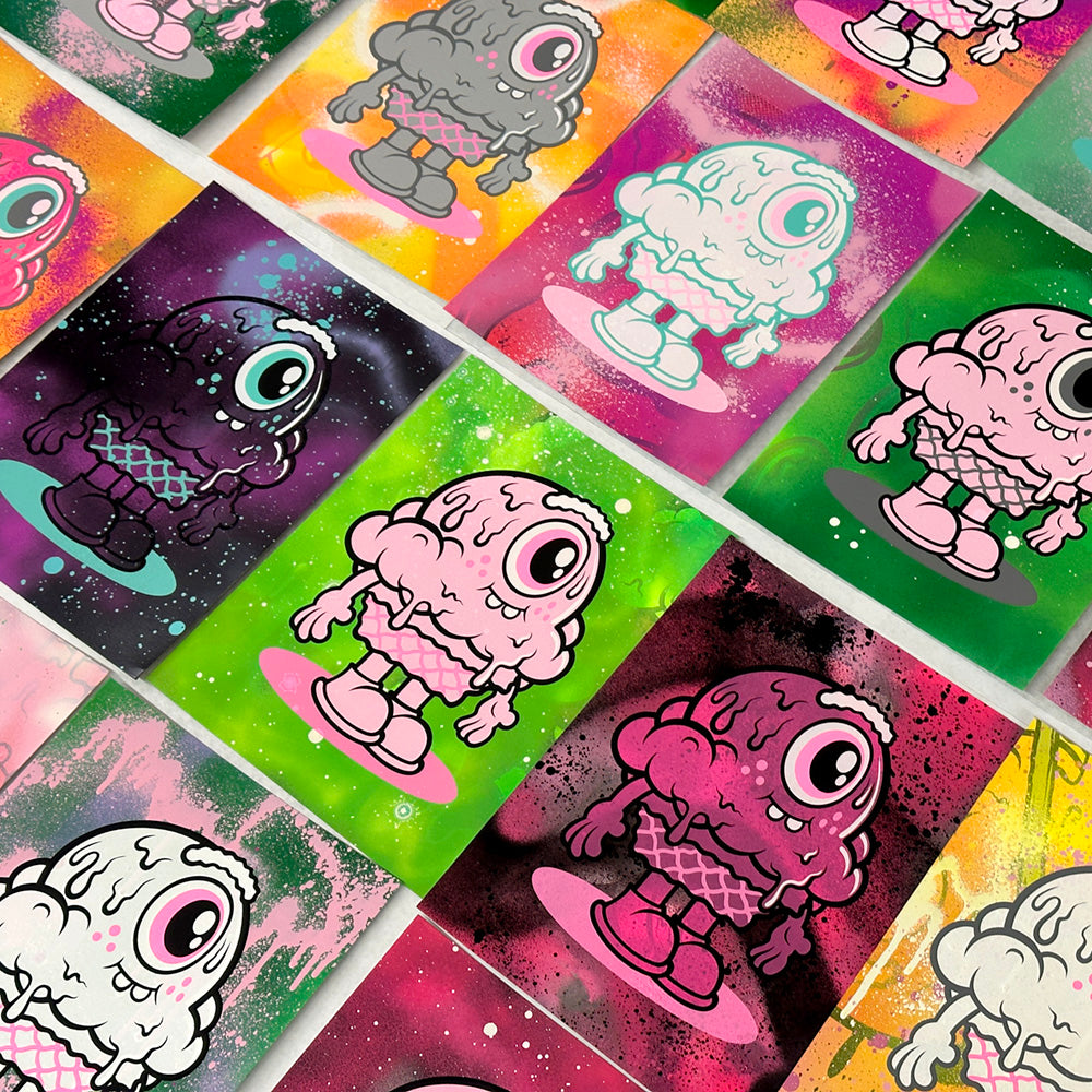 Mini Melty Painted Print – Stay Melty